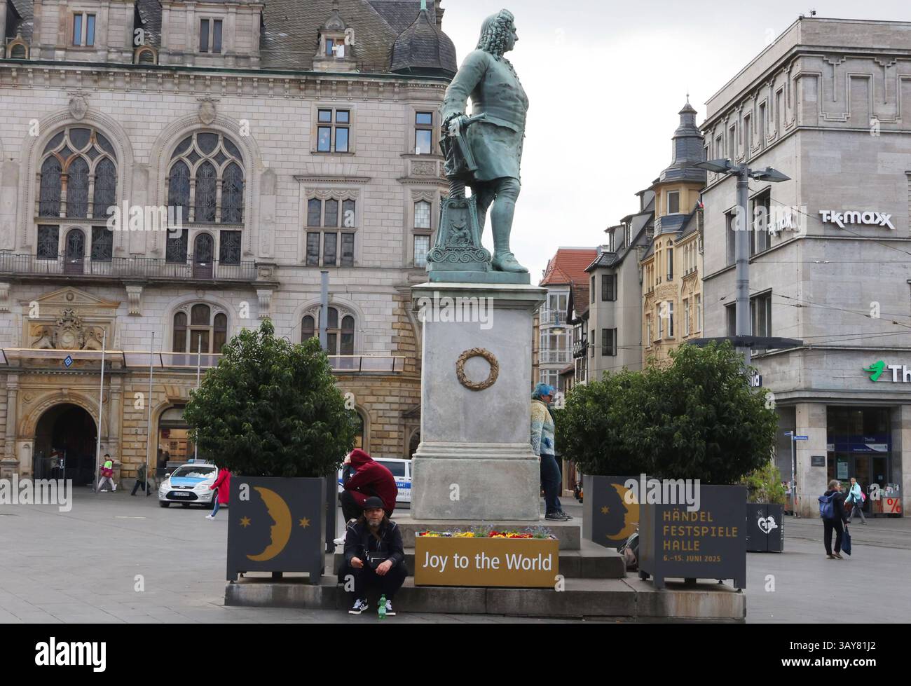 22.04.2025 Sachsen Anhalt Sachsen-Anhalt Halle Saale Markt Marktplatz ...