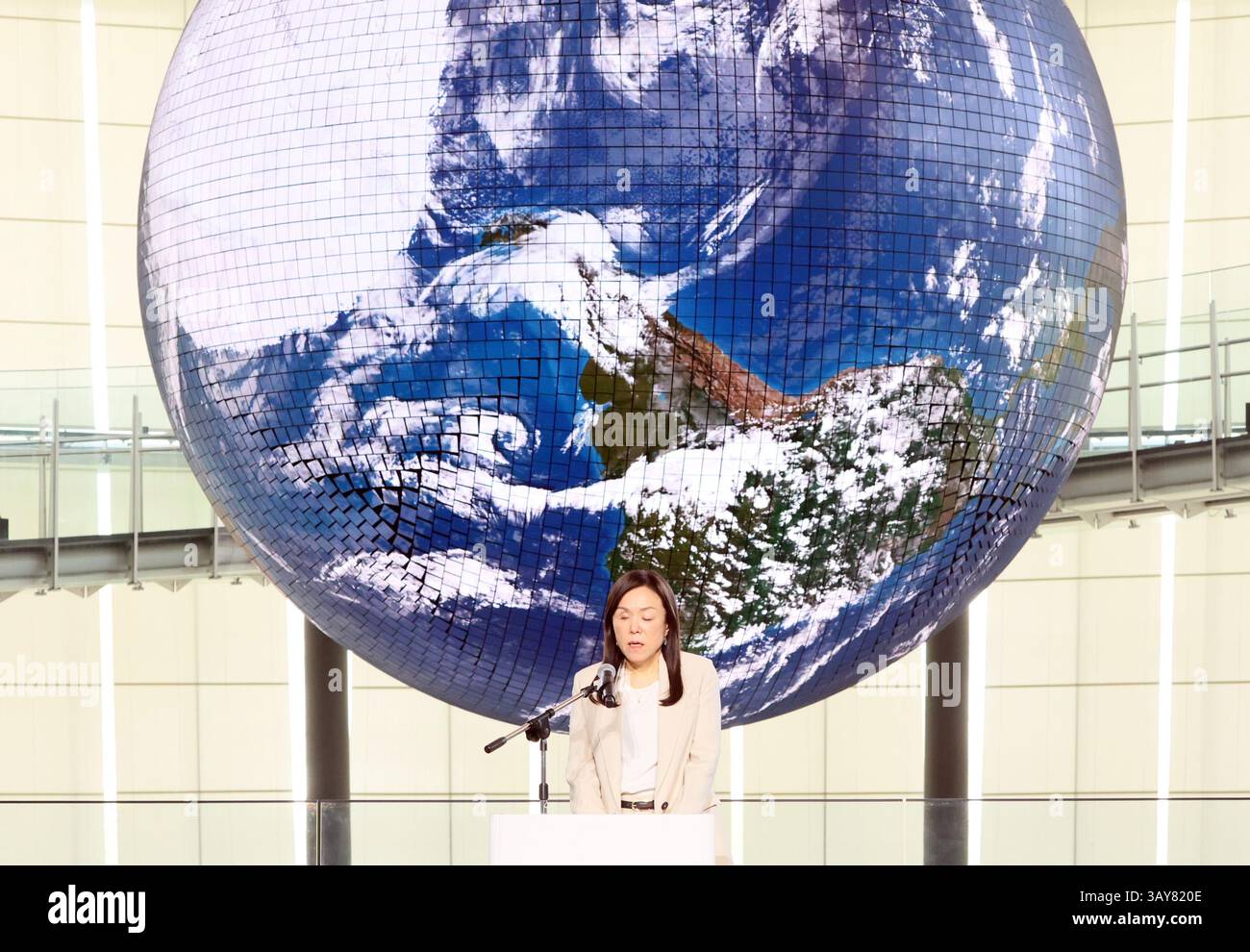 Tokyo, Japan. 22nd Apr, 2025. Chieko Asakawa, Japanese blind scientist and chief executive ...