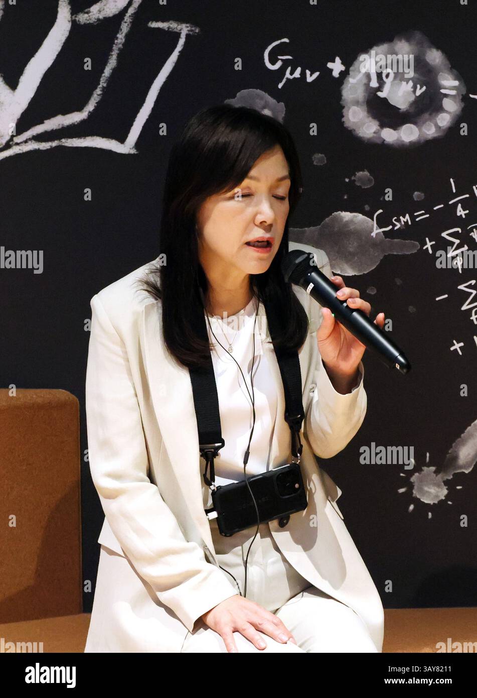 Tokyo, Japan. 22nd Apr, 2025. Chieko Asakawa, Japanese blind scientist and chief executive ...