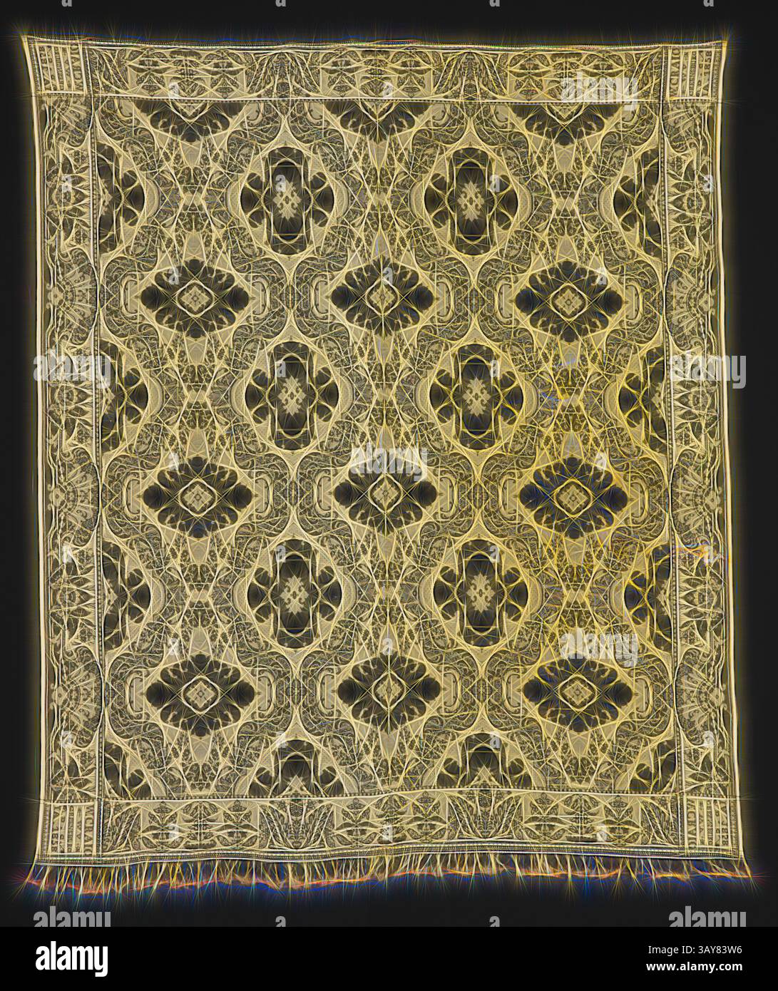 Intricate patterns weave together in a stunning tapestry, showcasing a ...