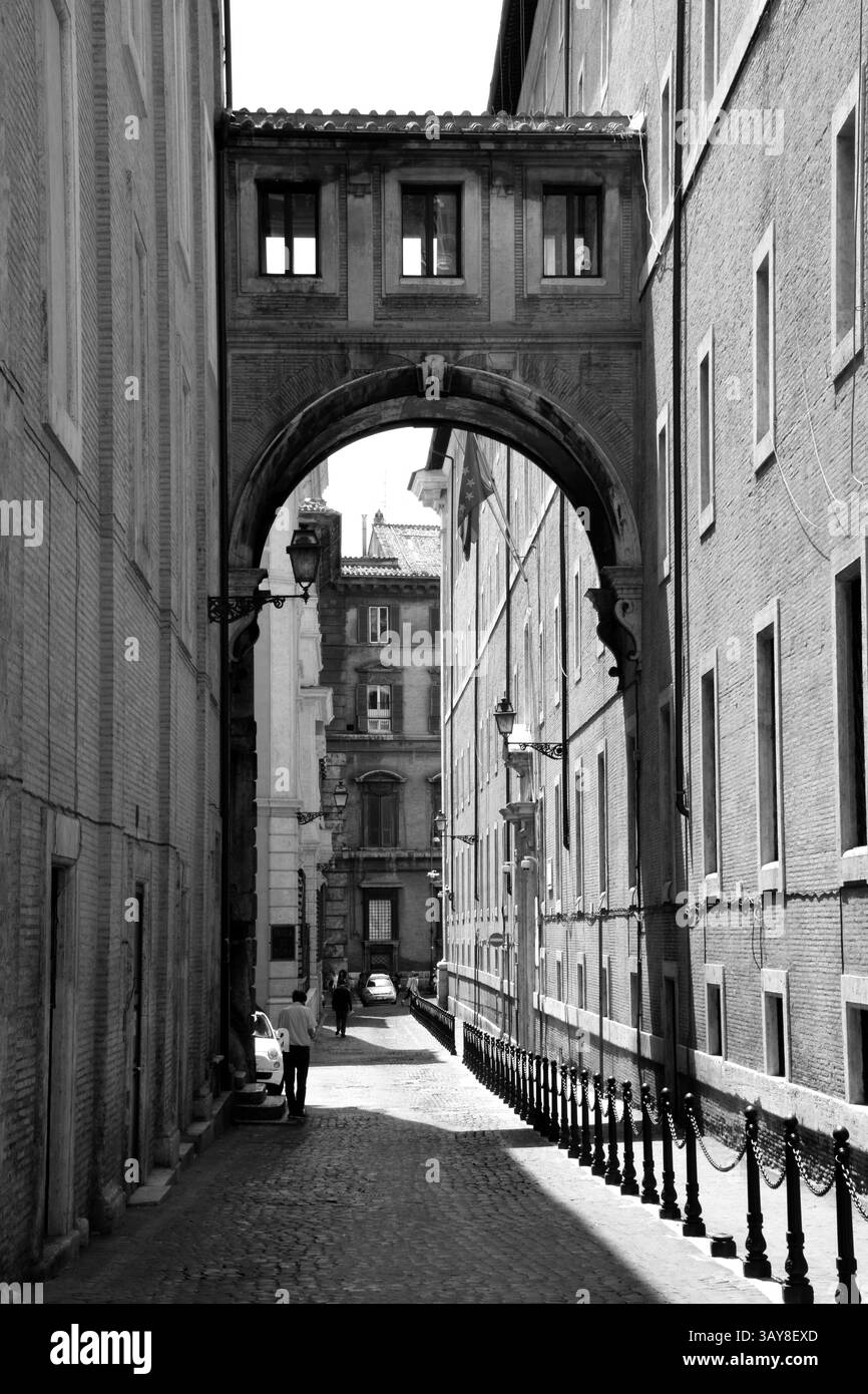 Connecting bridge Black and White Stock Photos & Images - Alamy