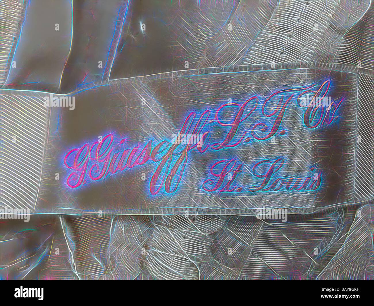 Cursive g hi-res stock photography and images - Alamy