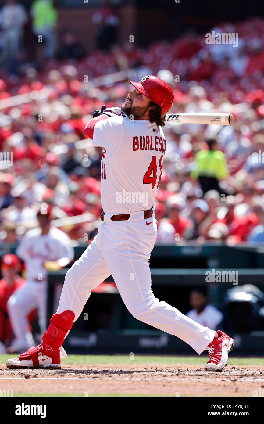 ST. LOUIS, MO - APRIL 16: St. Louis Cardinals first baseman Alec ...