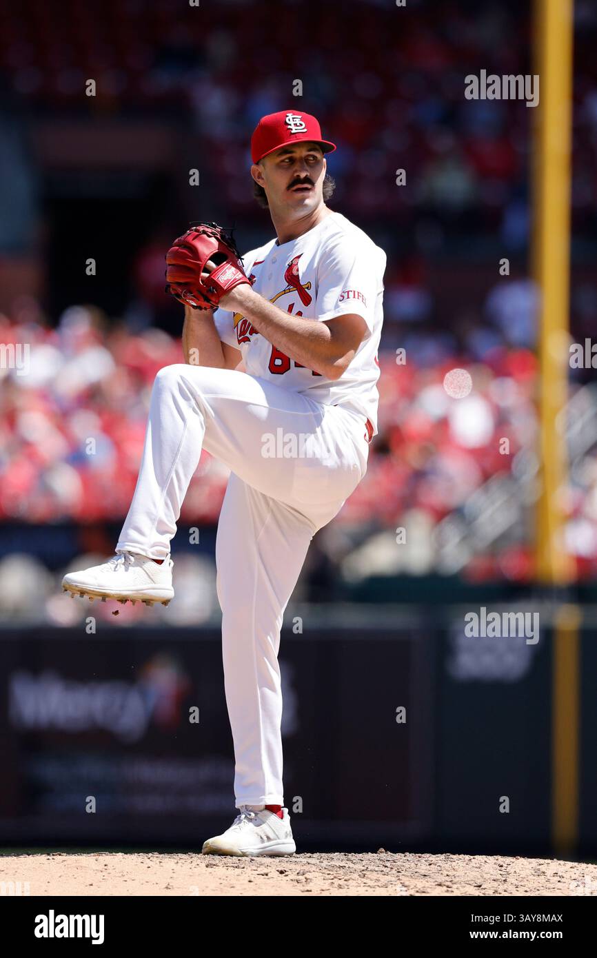 ST. LOUIS, MO - APRIL 16: St. Louis Cardinals pitcher Ryan Fernandez ...