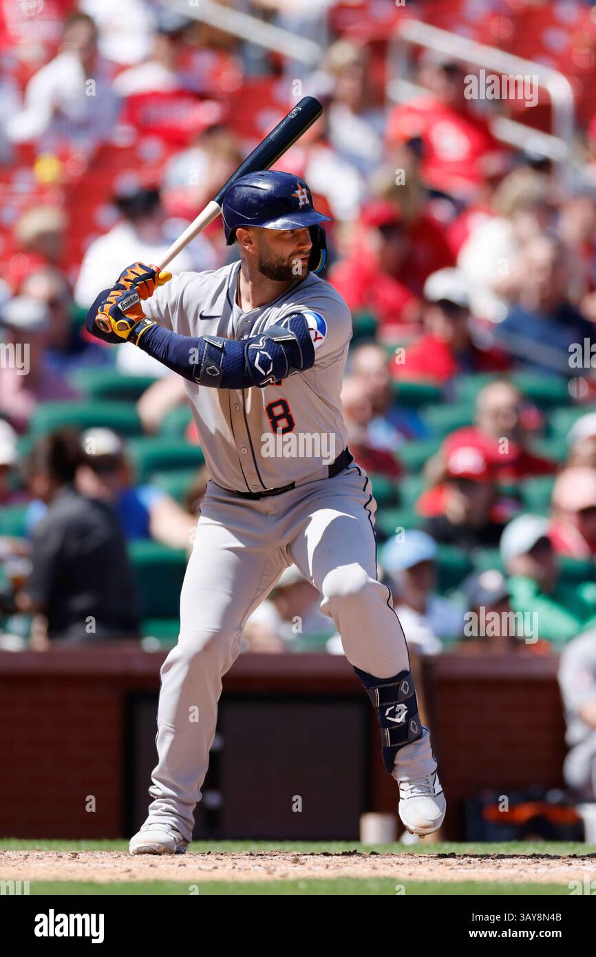 ST. LOUIS, MO - APRIL 16: Houston Astros first baseman Christian Walker ...