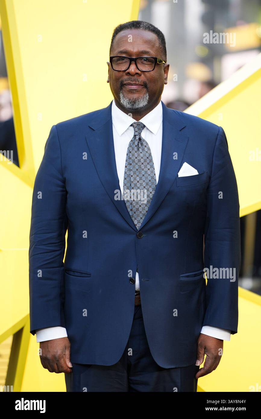 Wendell Pierce poses for photographers upon arrival at a screening of ...