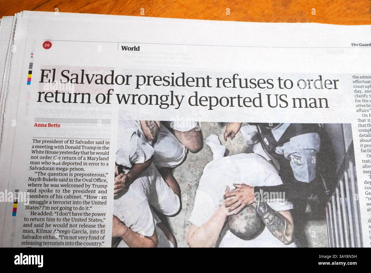 Bukele, prison hi-res stock photography and images - Alamy