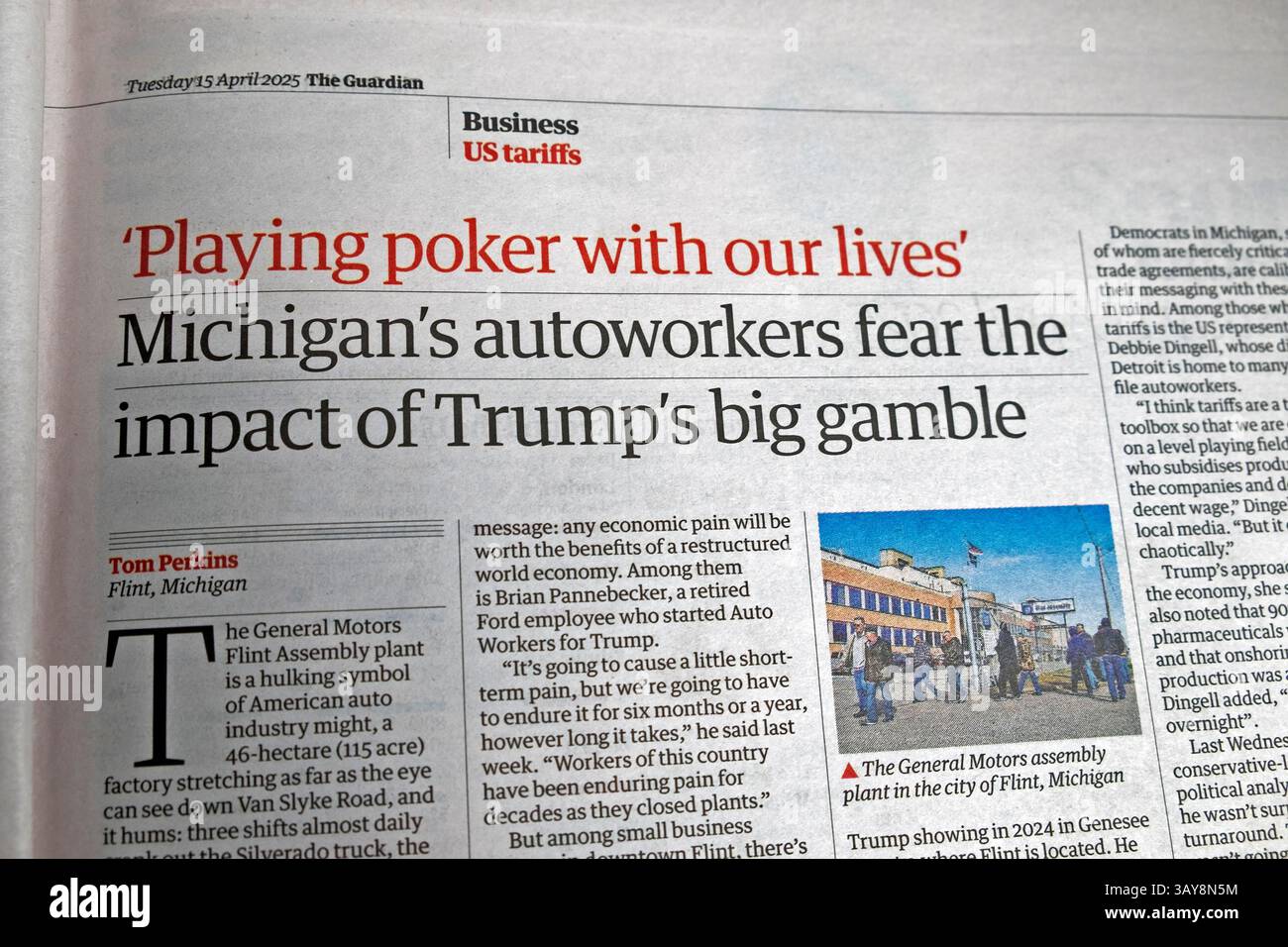 'Playing poker with out lives' Michigan 's autoworkers fear the impact ...