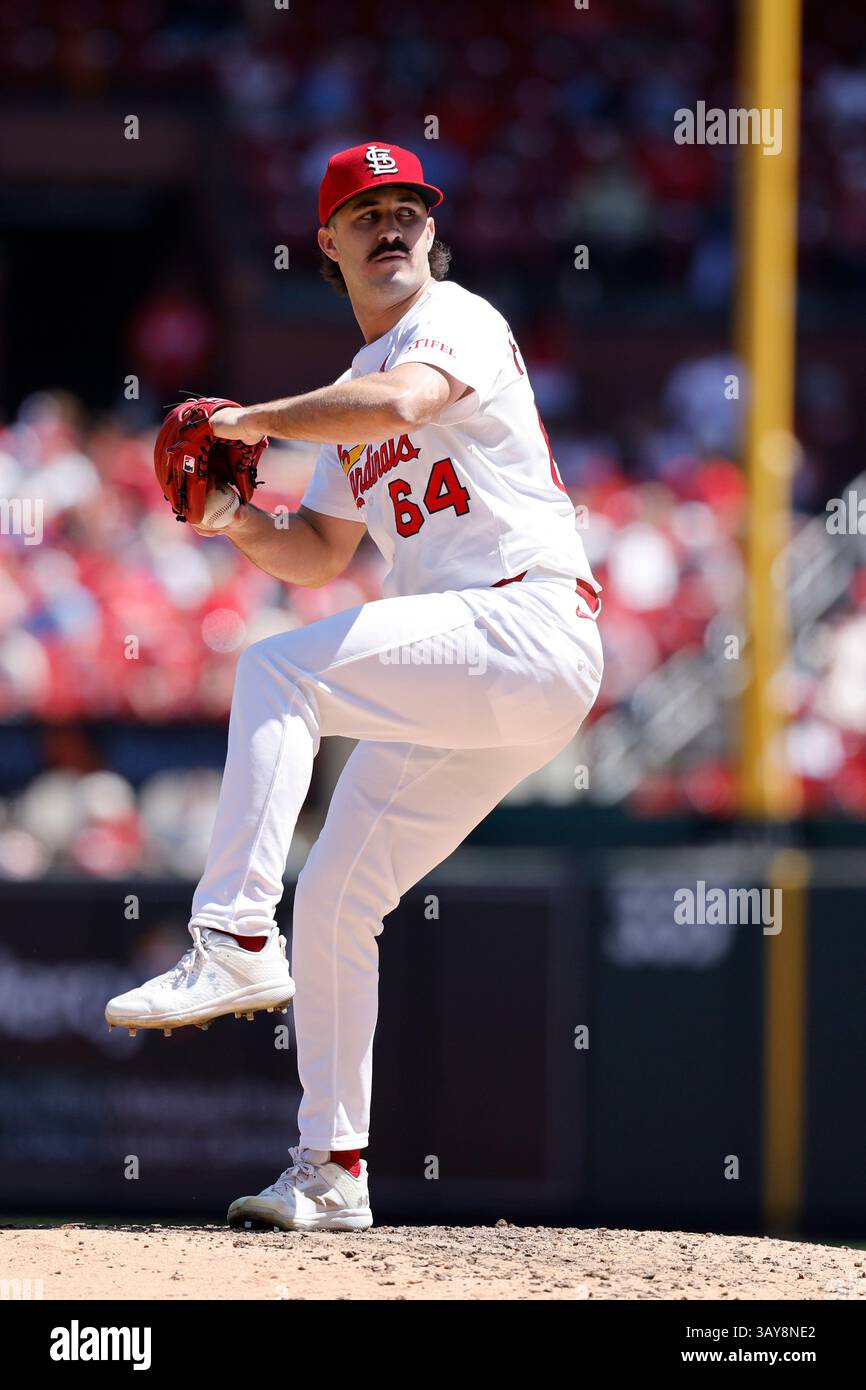 ST. LOUIS, MO - APRIL 16: St. Louis Cardinals pitcher Ryan Fernandez ...