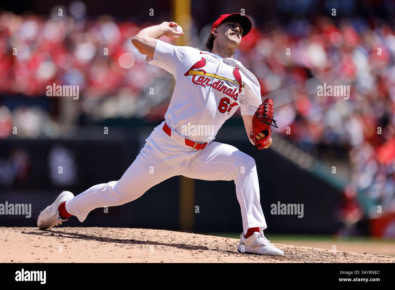 ST. LOUIS, MO - APRIL 16: St. Louis Cardinals pitcher Ryan Fernandez ...