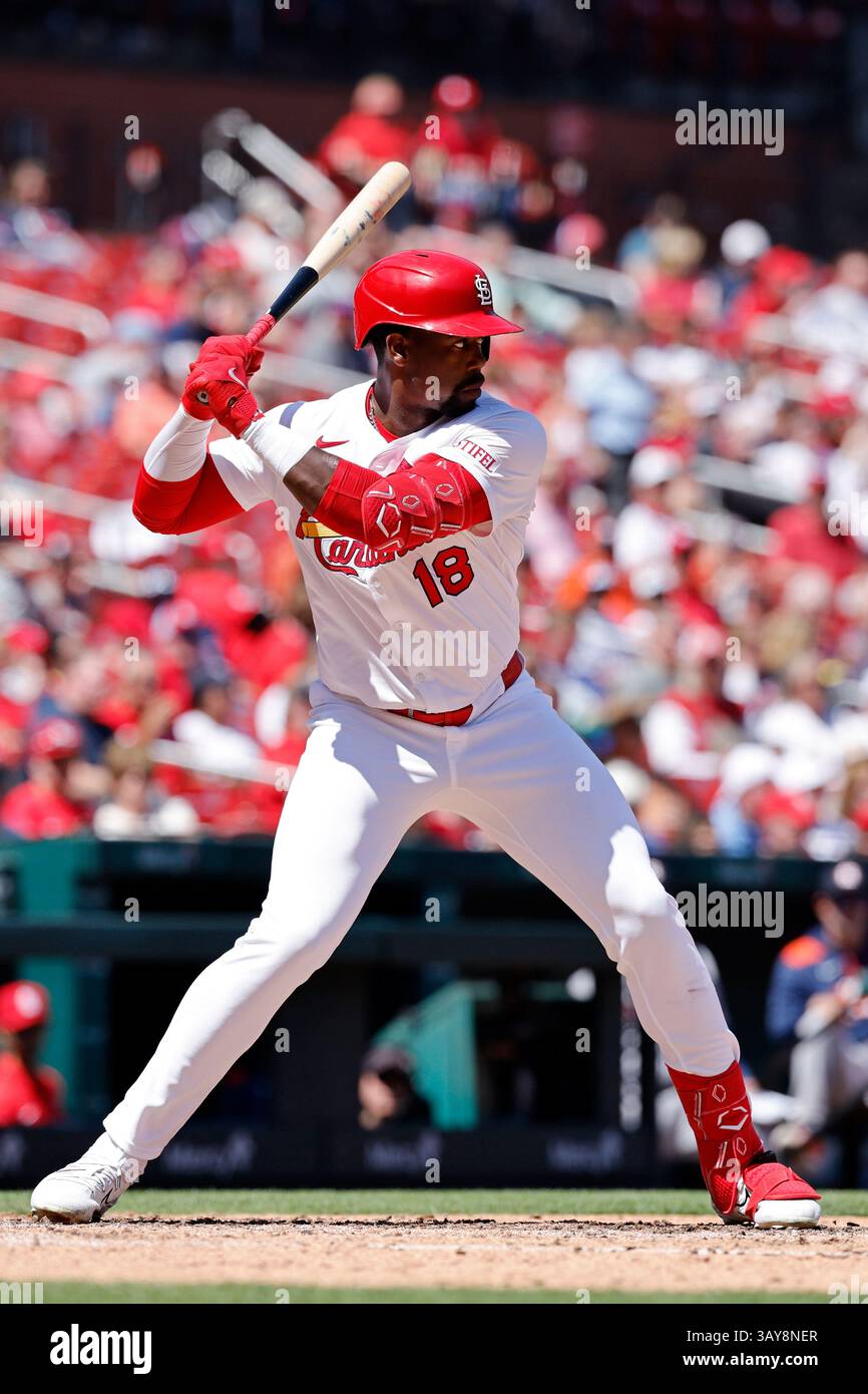 ST. LOUIS, MO - APRIL 16: St. Louis Cardinals outfielder Jordan Walker ...