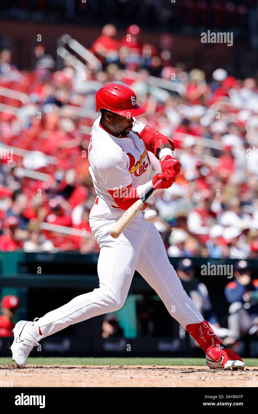 ST. LOUIS, MO - APRIL 16: St. Louis Cardinals outfielder Jordan Walker ...