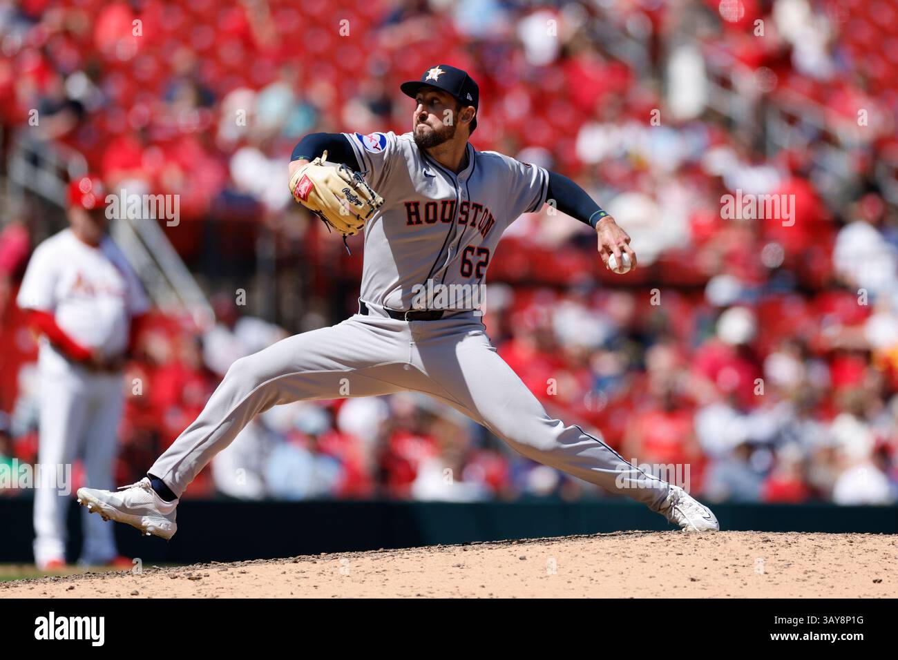 ST. LOUIS, MO - APRIL 16: Houston Astros pitcher Bennett Sousa (62 ...