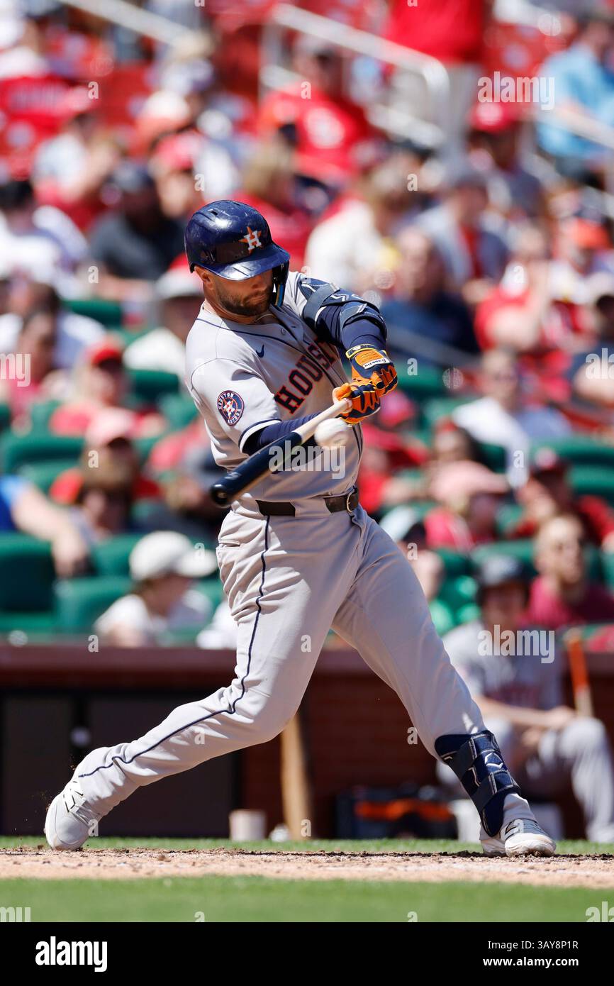 ST. LOUIS, MO - APRIL 16: Houston Astros first baseman Christian Walker ...