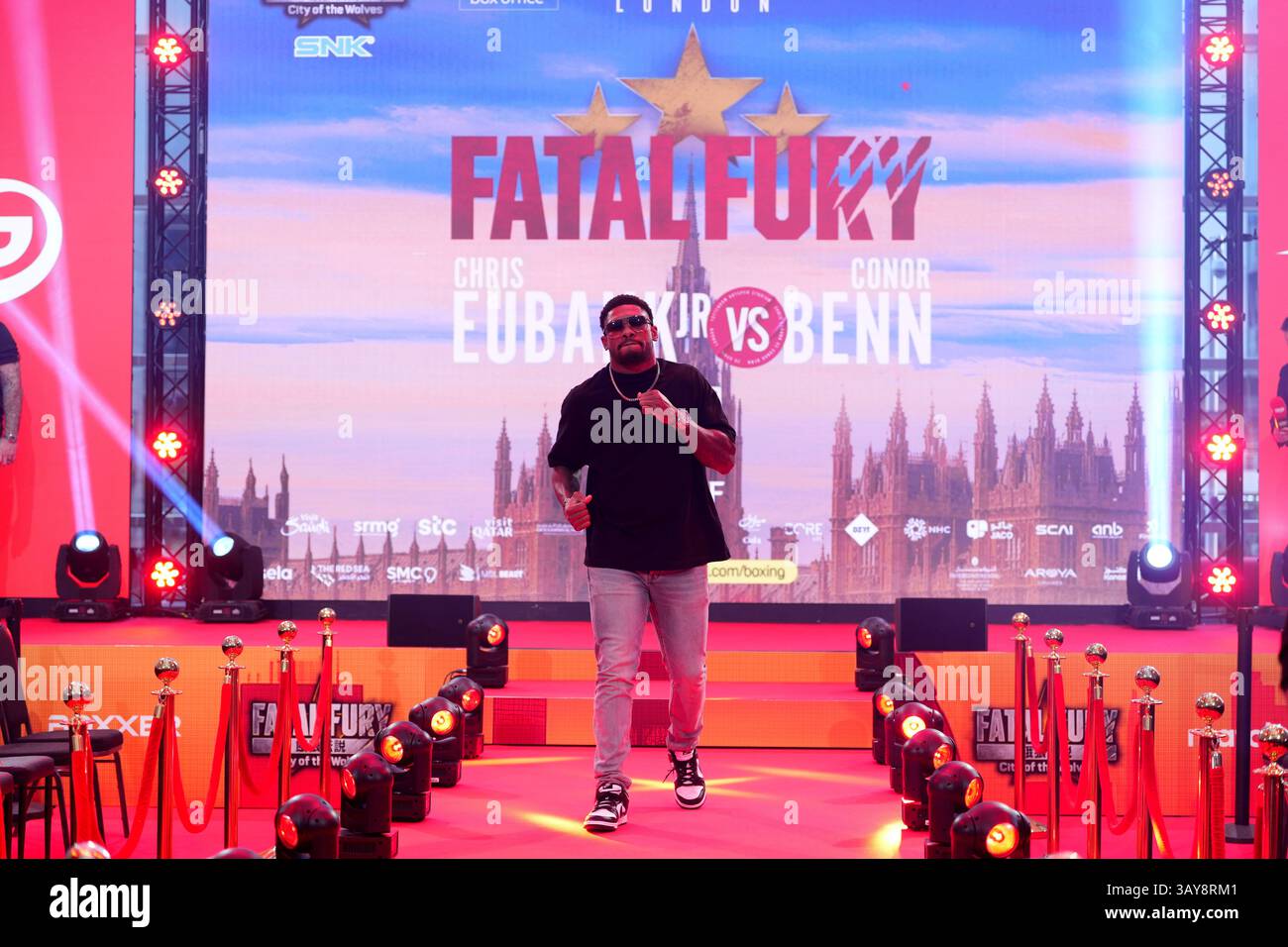 Brandon Glanton arrives during the grand arrivals at The Pelligon ...