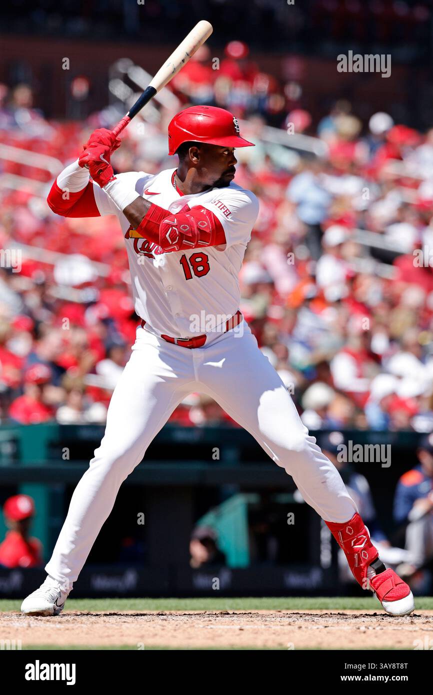 ST. LOUIS, MO - APRIL 16: St. Louis Cardinals outfielder Jordan Walker ...