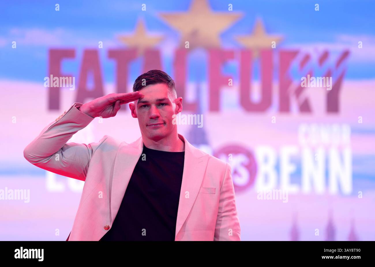 Chris Billam-Smith arrives during the grand arrivals at The Pelligon ...