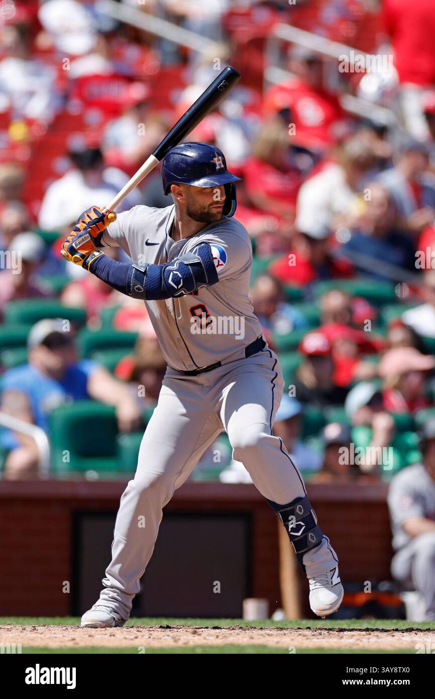 ST. LOUIS, MO - APRIL 16: Houston Astros first baseman Christian Walker ...