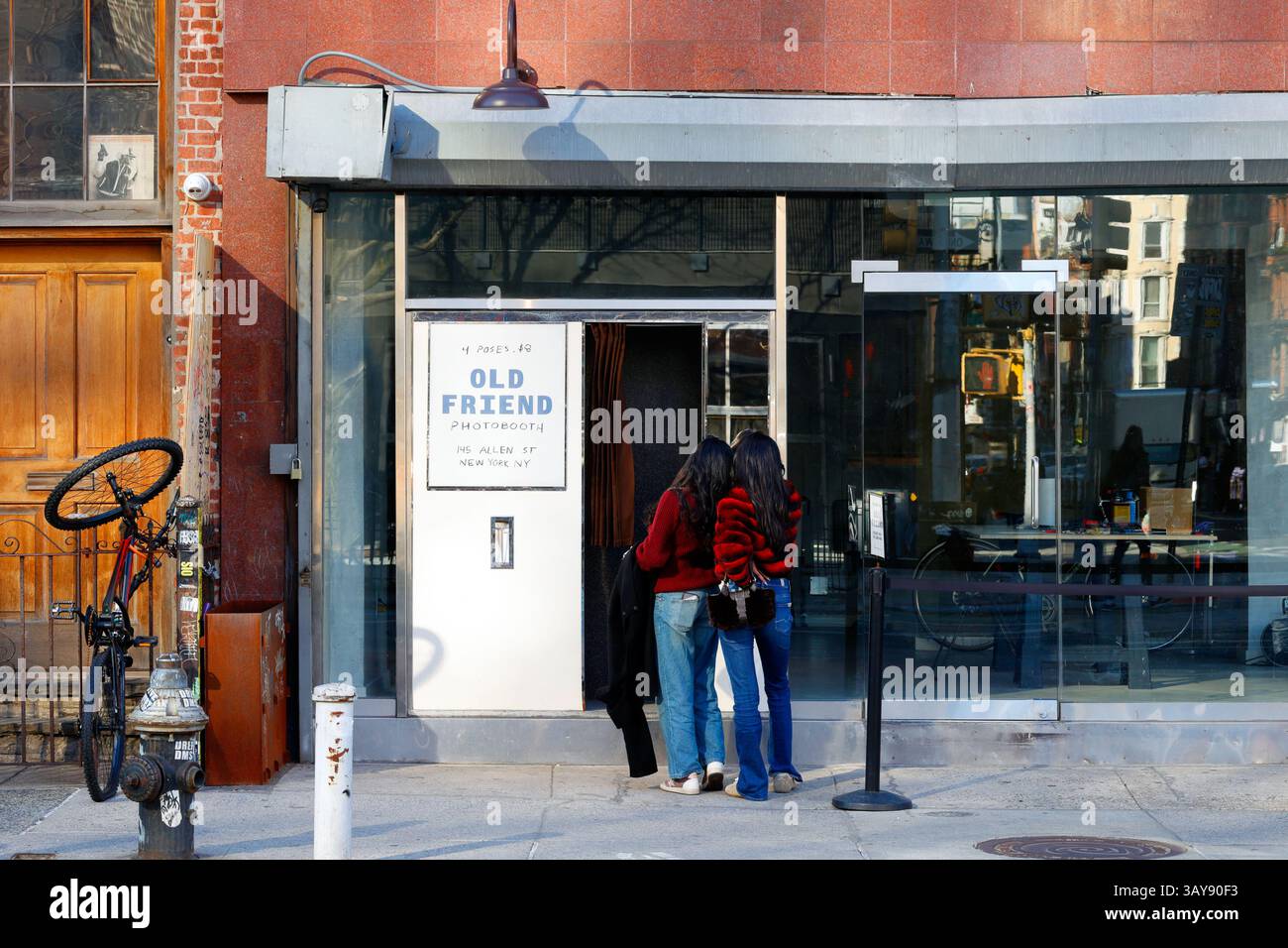 Old Friend Photobooth, 145 Allen St, New York, NYC storefront of a ...