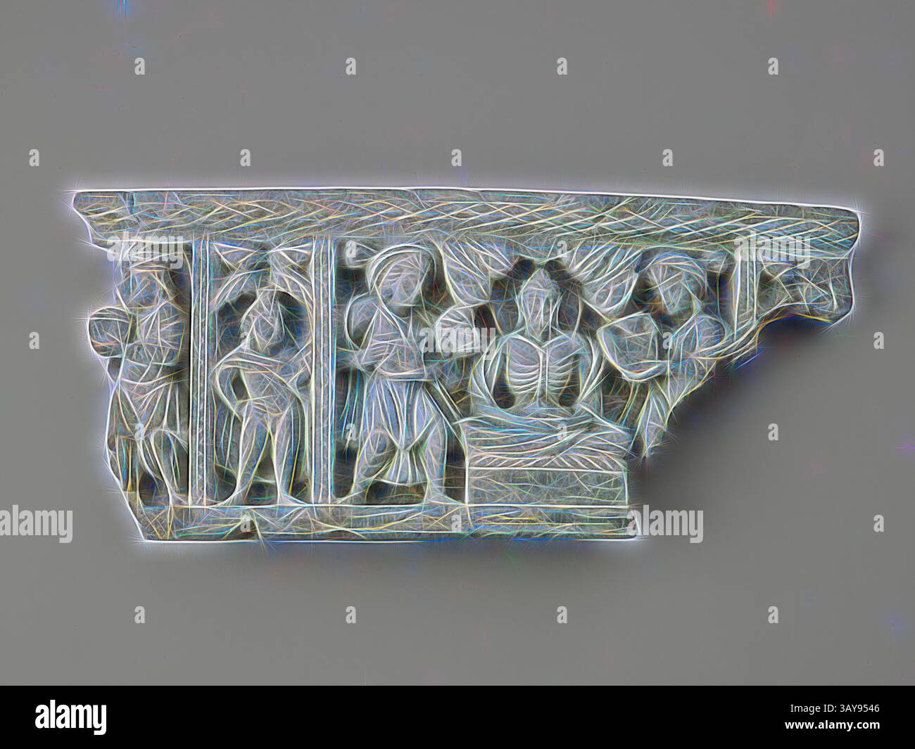 Relief depicts figures in detailed attire hi-res stock photography and ...