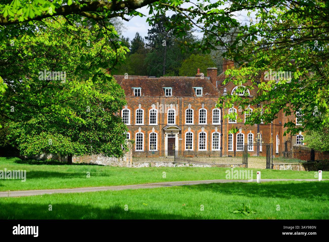 Temple Dinsley, a mansion in the Hertfordshire village of Preston Stock ...