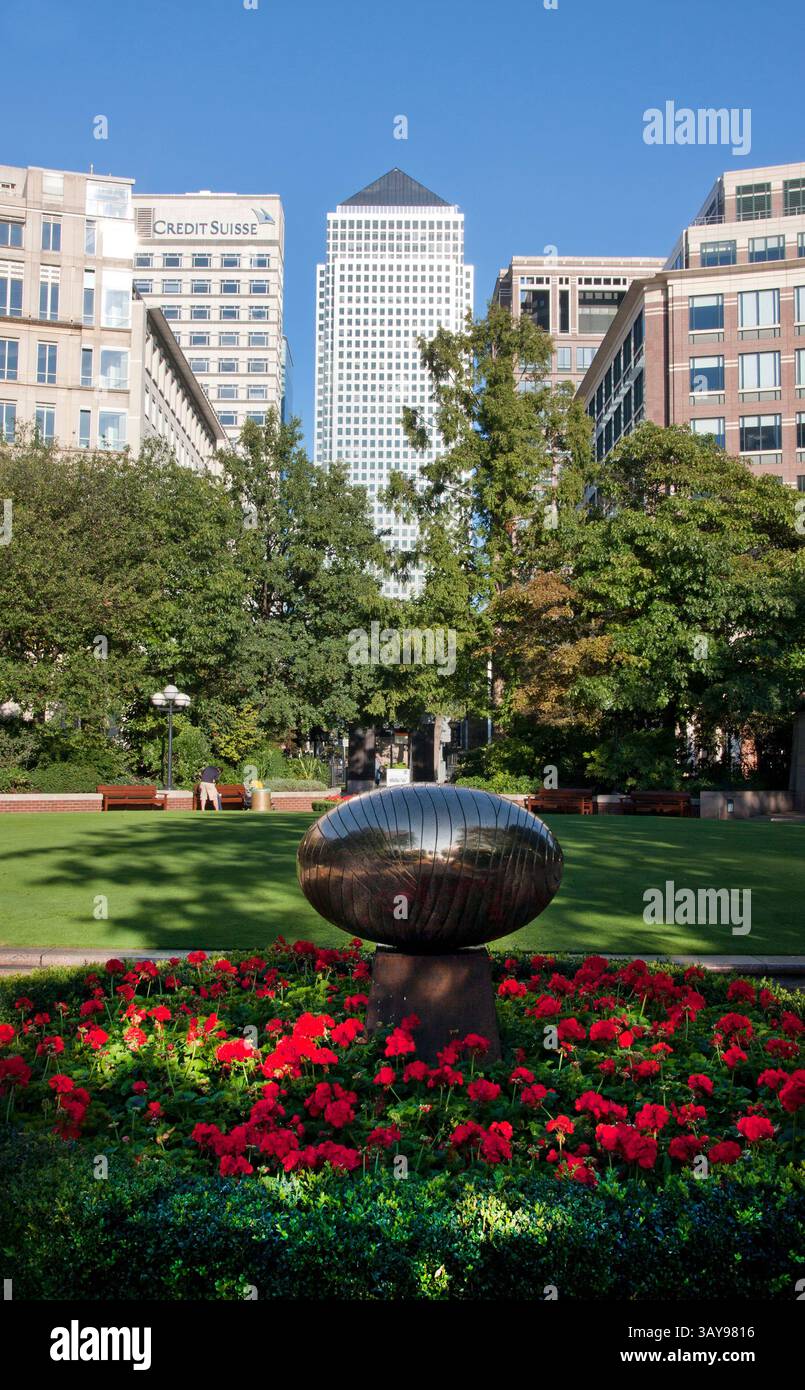 Westferry Circus & Canary Wharf, London, England Stock Photo - Alamy