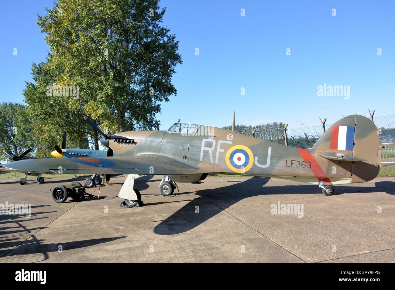 RAF Battle of Britain Memorial Flight, Hawker Hurricane Stock Photo - Alamy