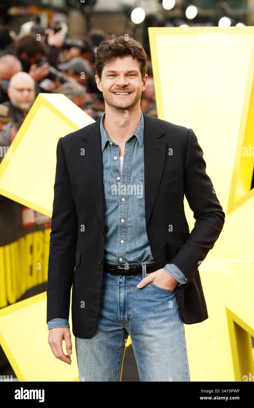 Jim Chapman arriving for the European premiere of Thunderbolts at ...