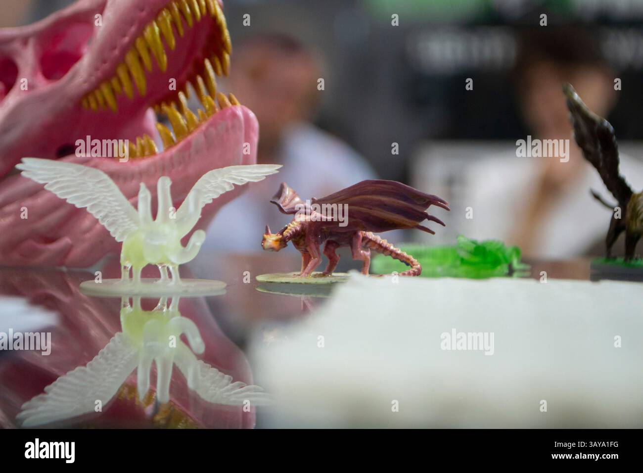 Detailed models in the form of birds printed on 3D printer from polymer ...