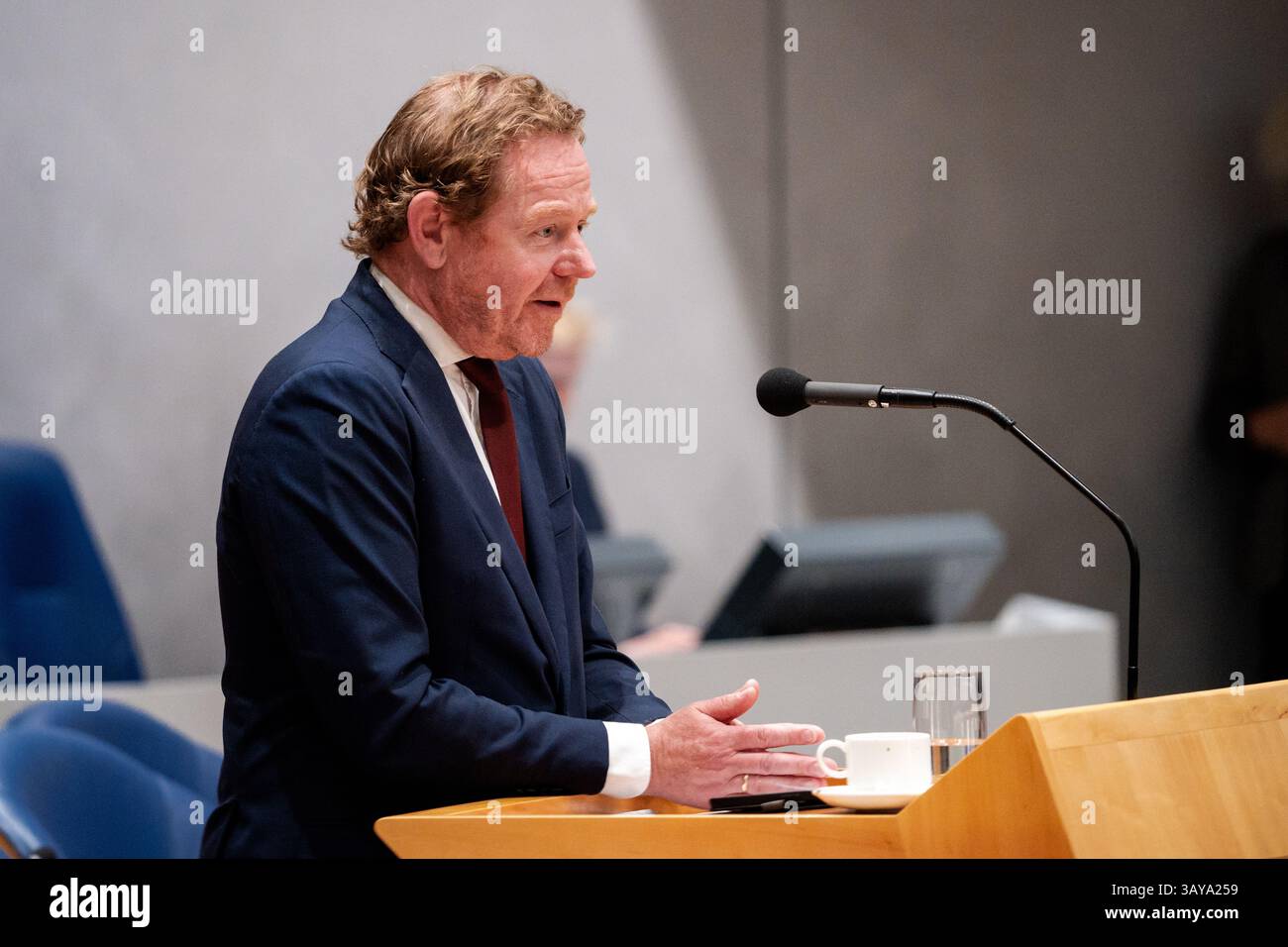 DEN HAAG, NETHERLANDS - APRIL 22: Minister David van Weel during the ...