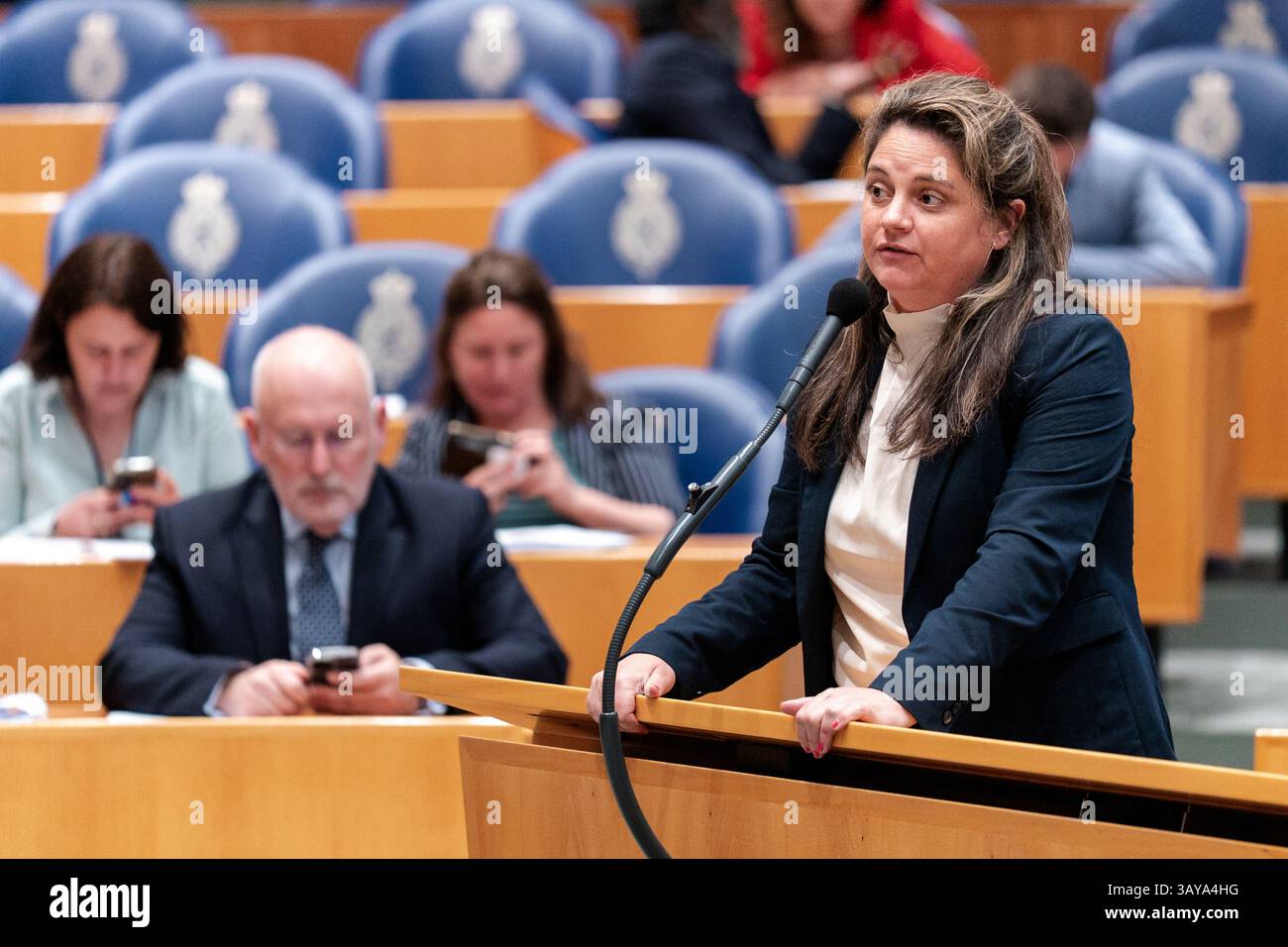 DEN HAAG, NETHERLANDS - APRIL 22: Barbara Kathmann (GroenLinks PvdA ...