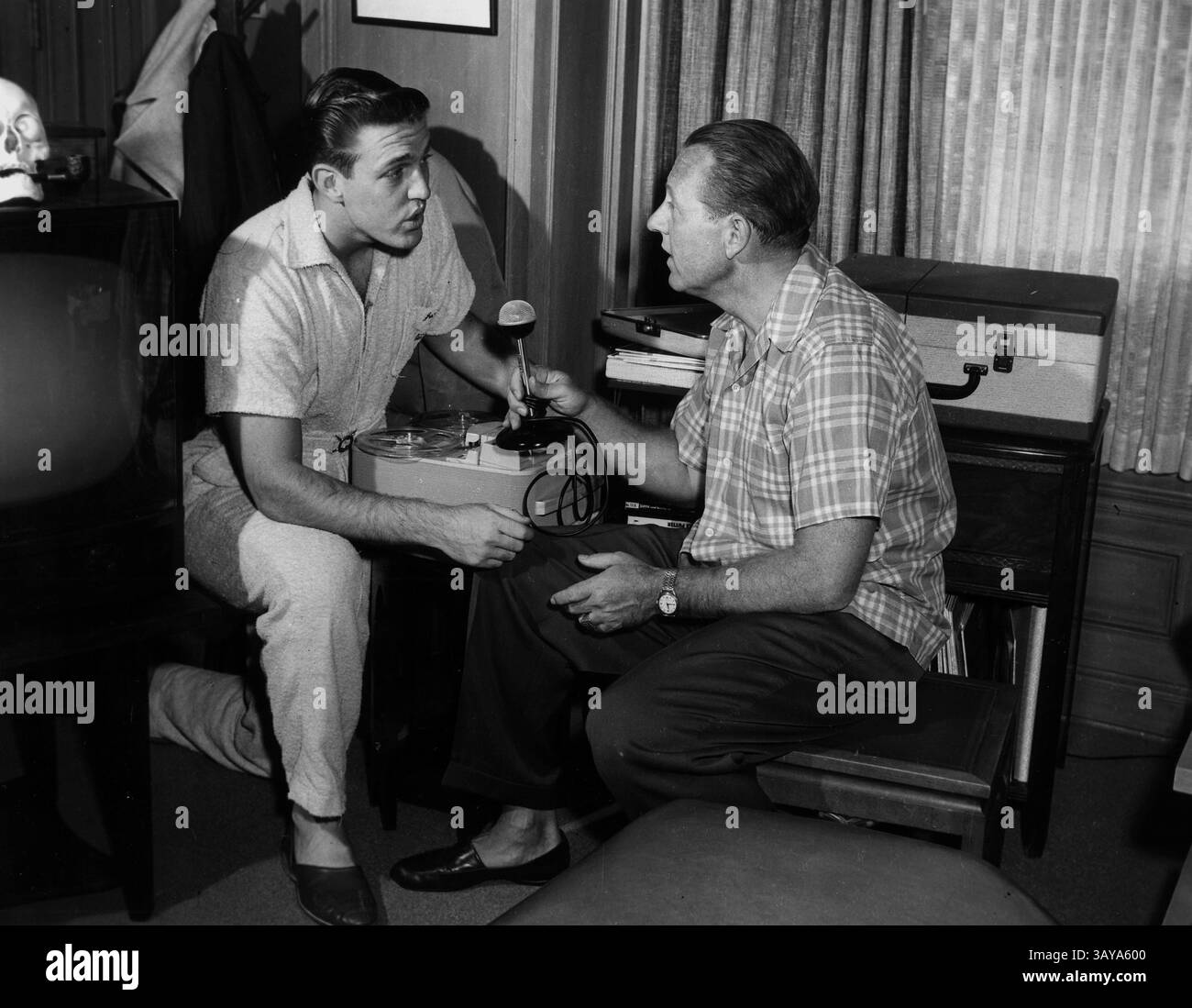 June 22, 2010 - ART LINKLETTER with son Arthur Jack Linkletter at home ...