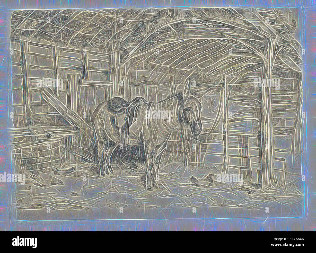 Rustic stable interior hi-res stock photography and images - Alamy