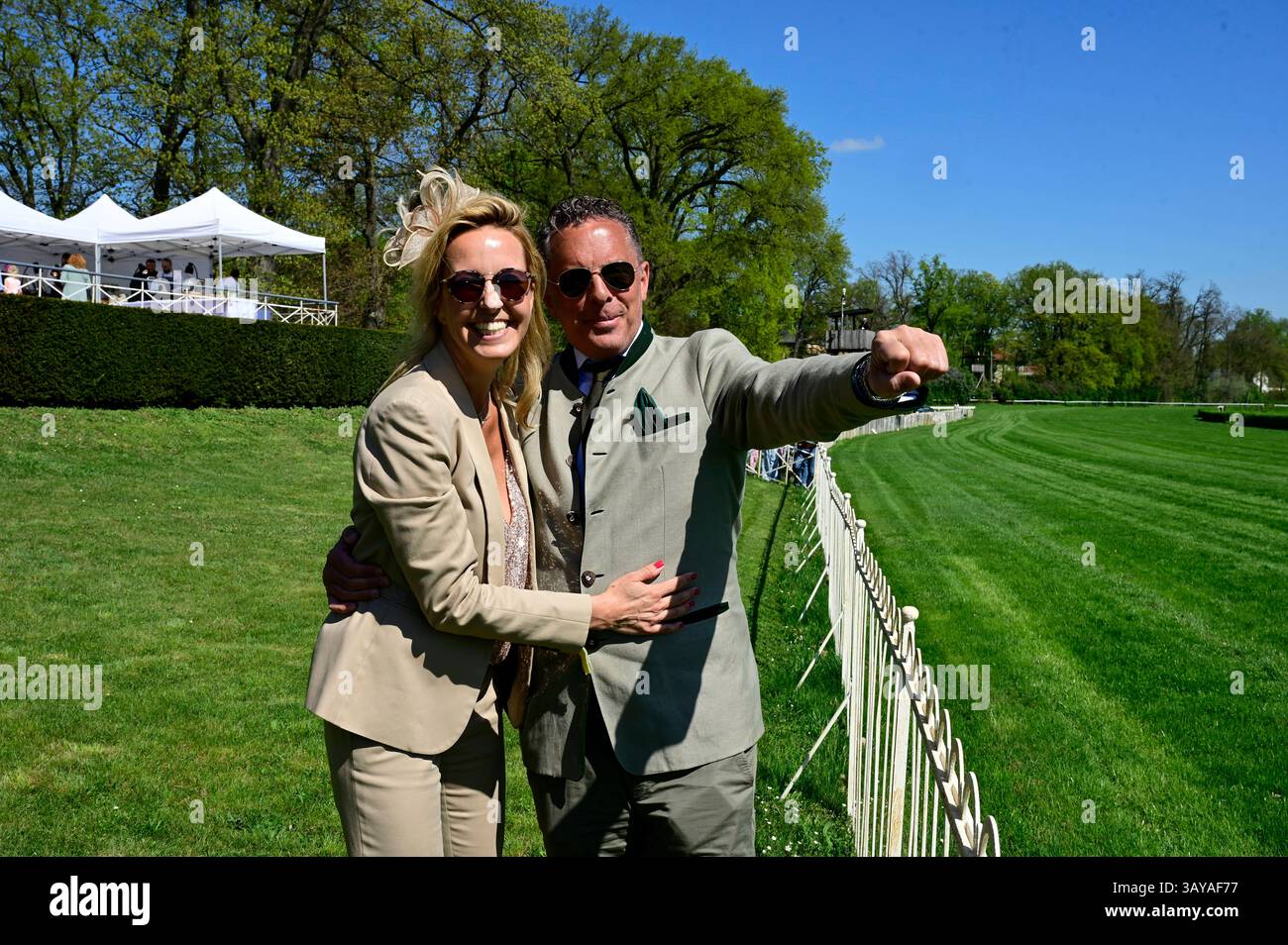 Patrick Graf von Faber-Castell und Sandra-Sophie Trauboth bei der ...