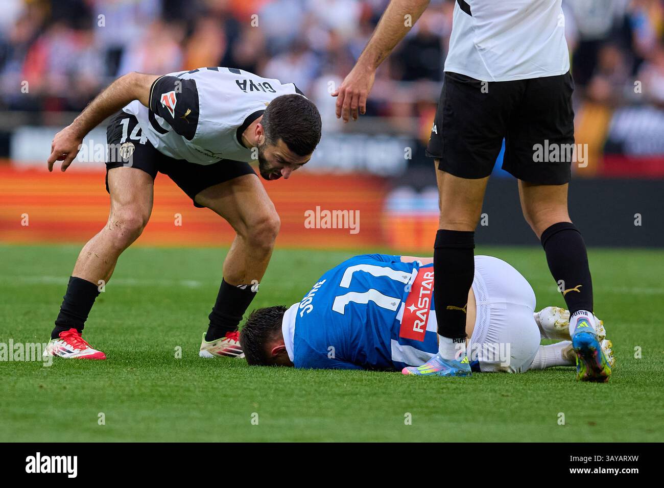 Valencia, Spain. 22nd Apr, 2025. VALENCIA, SPAIN - APRIL 22: Jose Gaya ...
