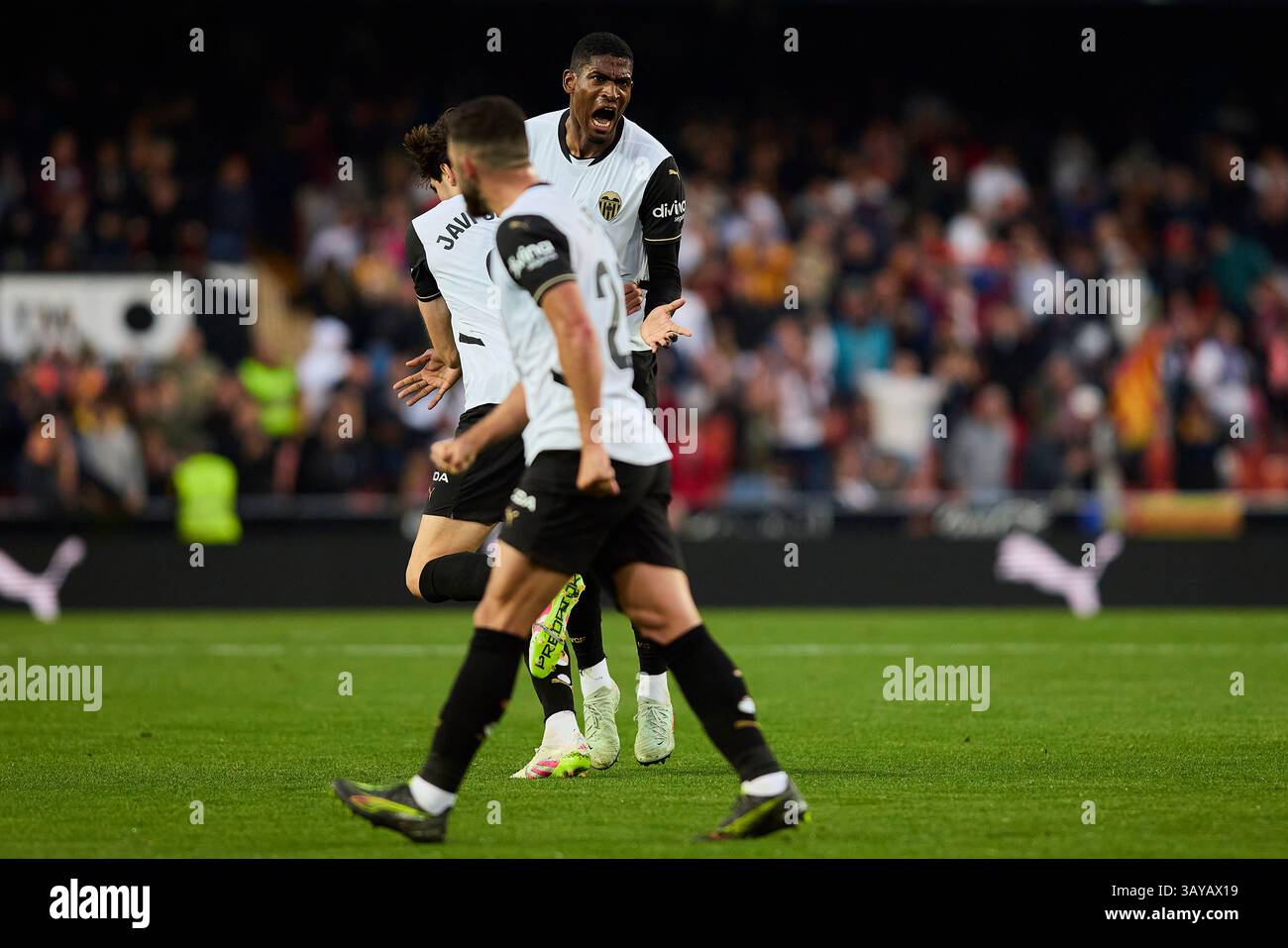 Valencia, Spain. 22nd Apr, 2025. VALENCIA, SPAIN - APRIL 22: Javi ...