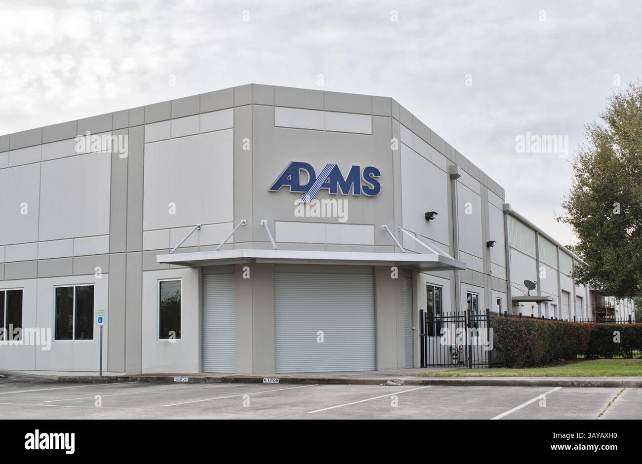 Houston, Texas USA 03-02-2025: Adams Valves Inc company business ...