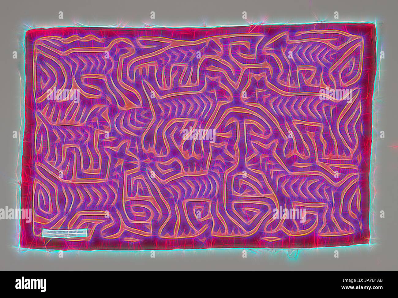 Complex interweaving of vibrant lines hi-res stock photography and ...