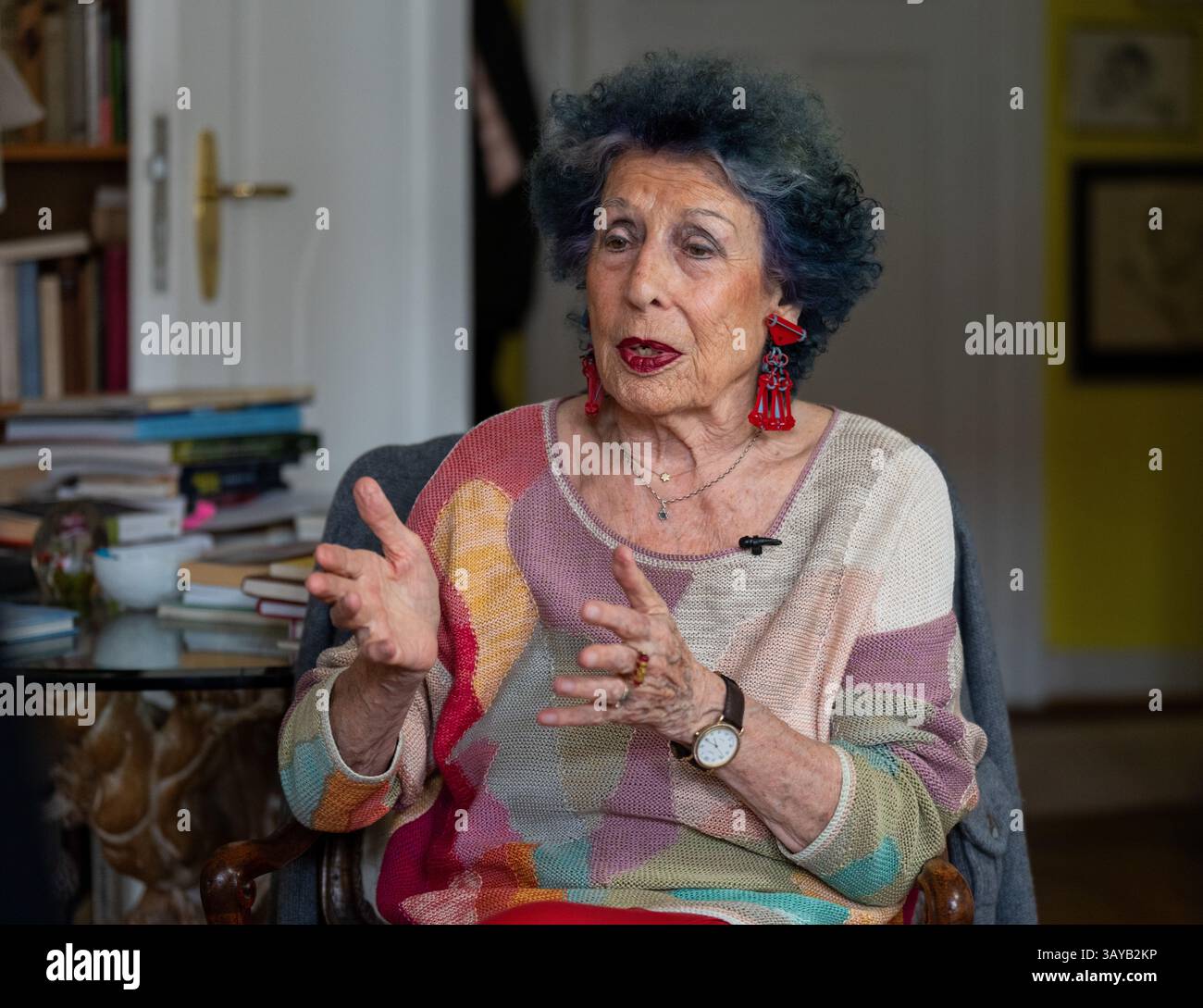 Berlin, Germany. 22nd Apr, 2025. Author and publicist Lea Rosh ...