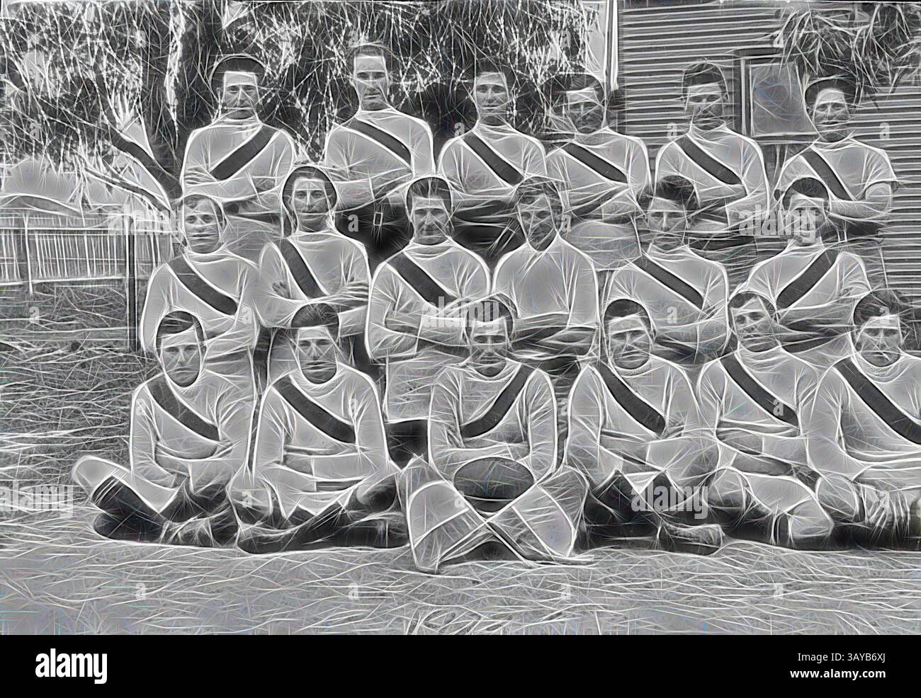 Wearing matching sports uniforms hi-res stock photography and images ...