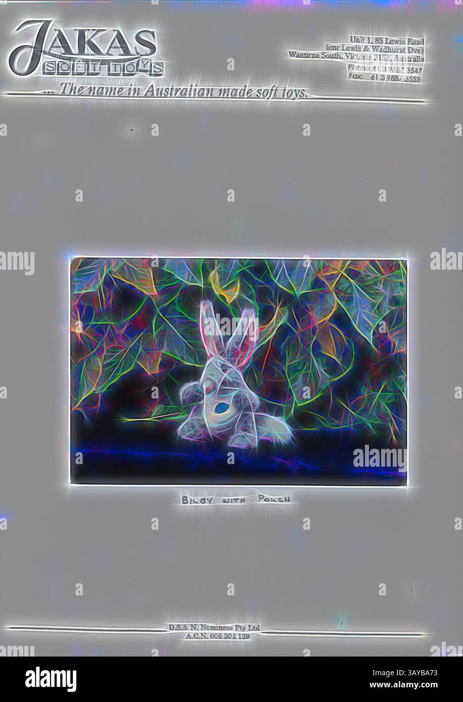 A whimsical illustration featuring a playful bunny with large ears ...