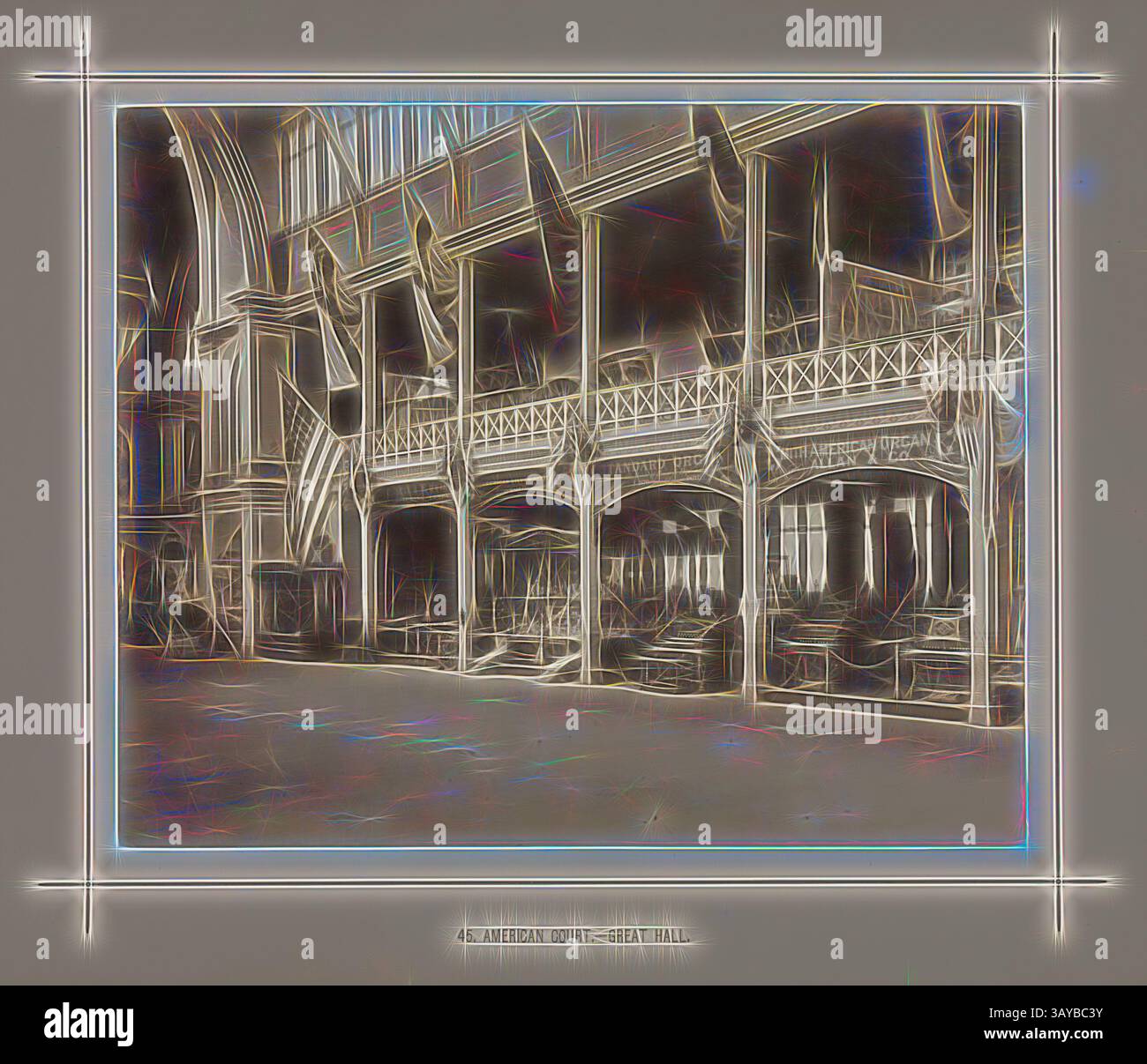 An expansive hall featuring intricate architectural details, with tall ...