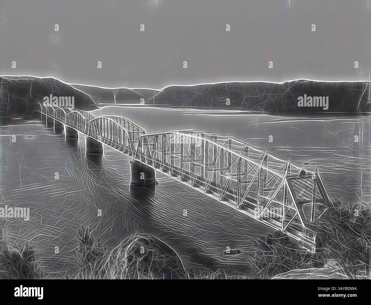 Glass negative bethanga bridge hi-res stock photography and images - Alamy