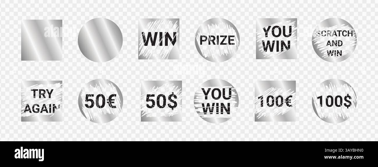 Scratch game win text clipart - silver hatched pencil lettering stamp ...