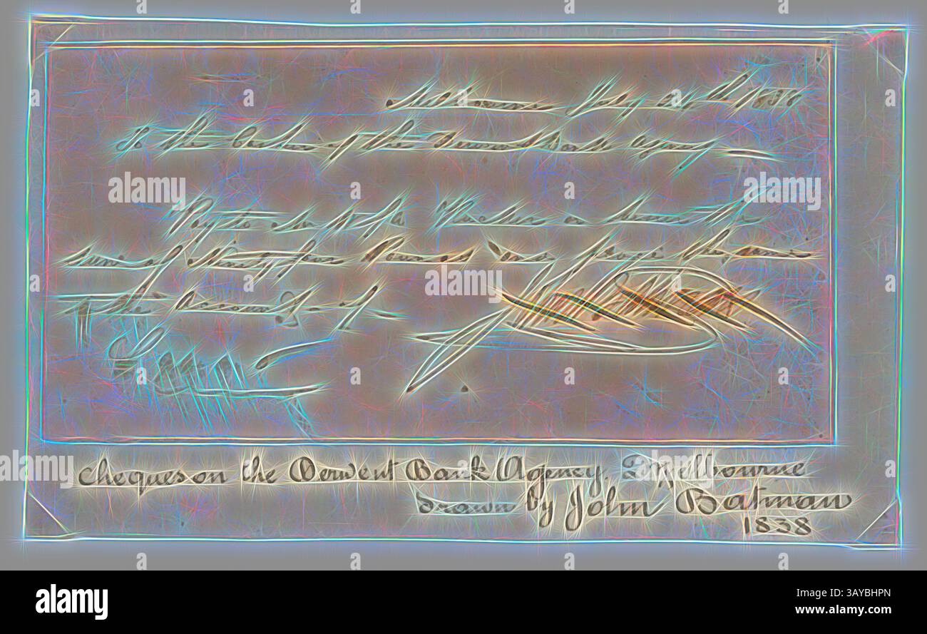 An elegantly crafted document featuring intricate script and signatures ...