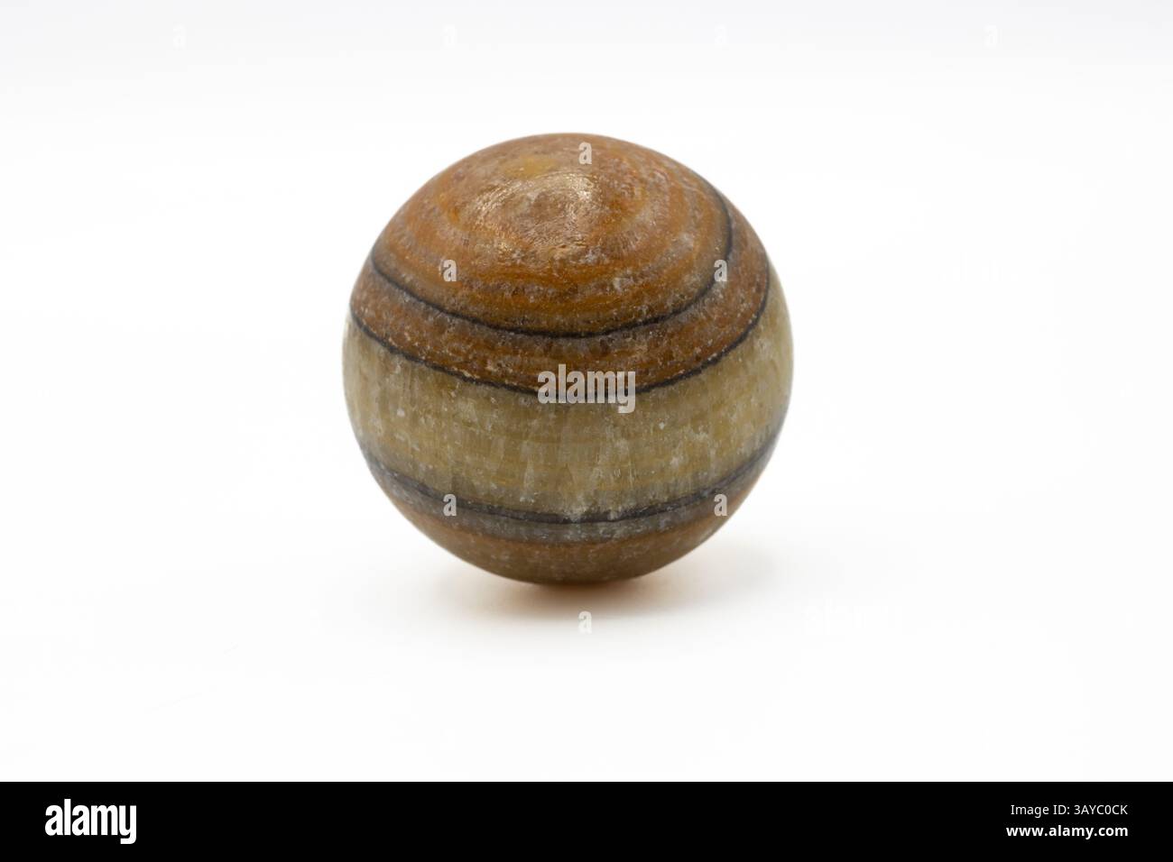 Aragonite stone on white background. Aragonite is a carbonate mineral ...