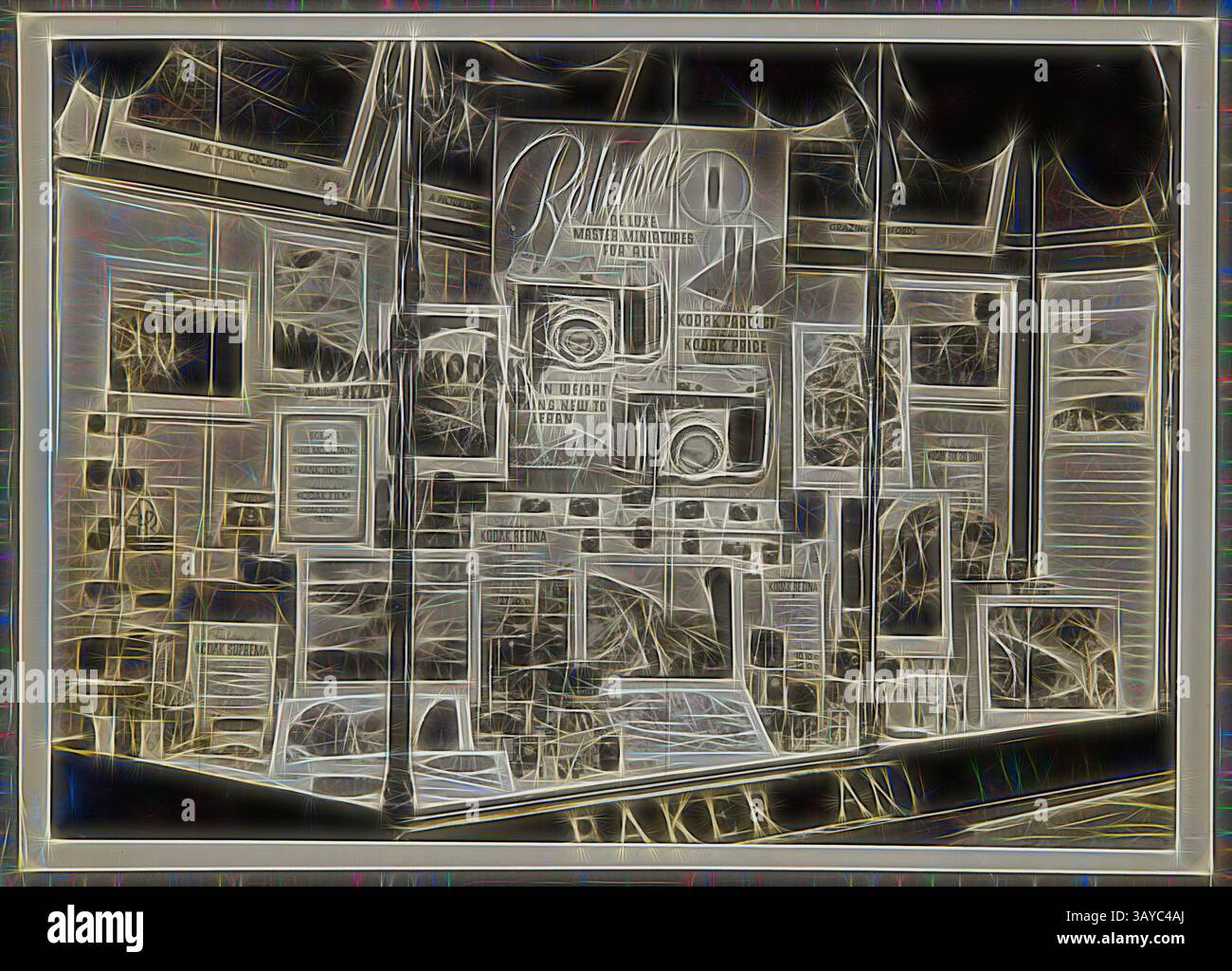 Six displays hi-res stock photography and images - Alamy