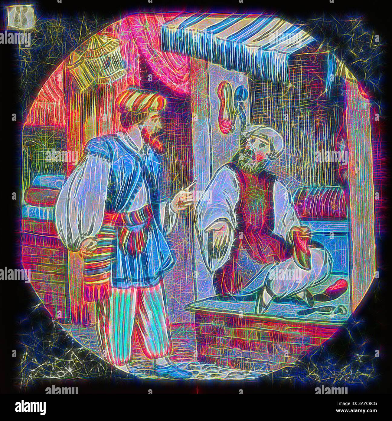 Merchants engage hi-res stock photography and images - Alamy