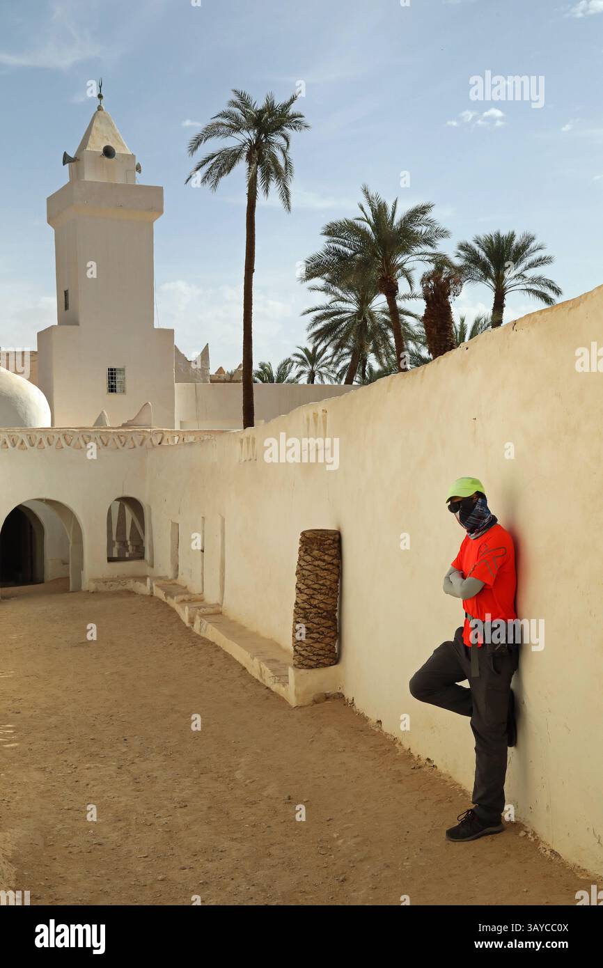 Tourist at the ancient city of Ghadames in Libya Stock Photo - Alamy