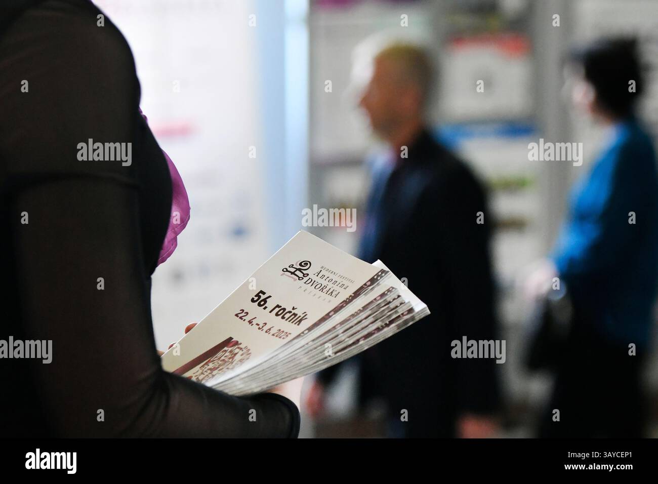 Pribram, Czech Republic. 22nd Apr, 2025. The Dresden Philharmonic ...